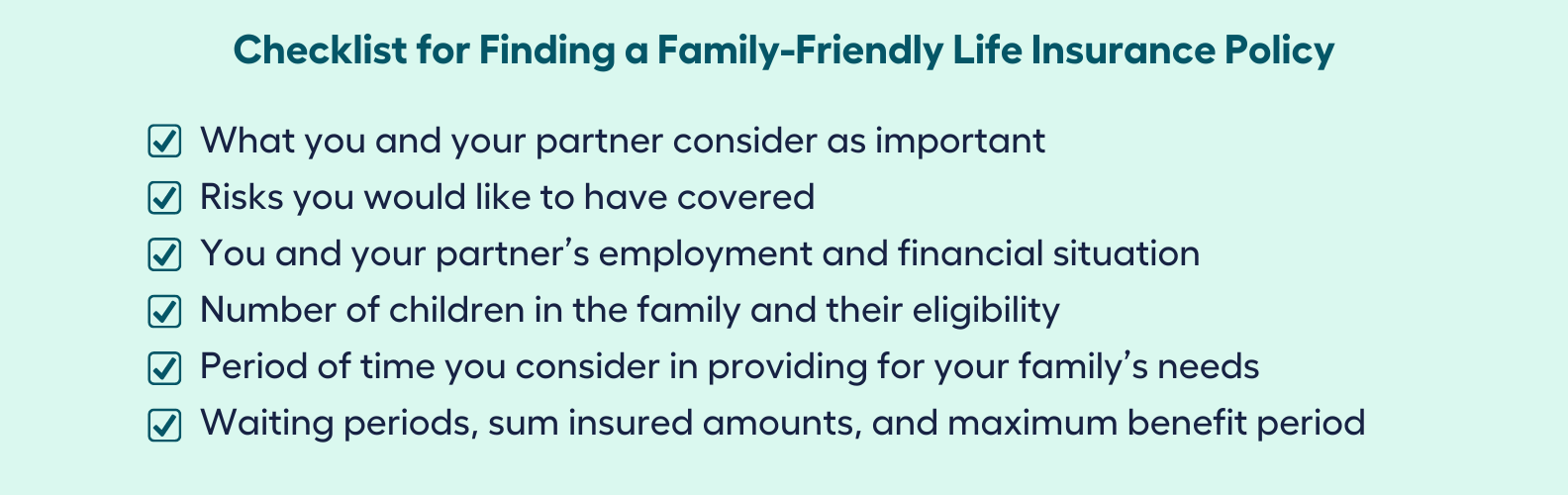 Family Life Insurance - My Money Sorted
