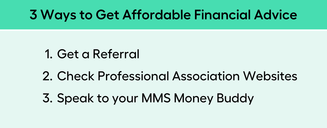 How to Find Affordable Financial Advice Solutions - My Money Sorted