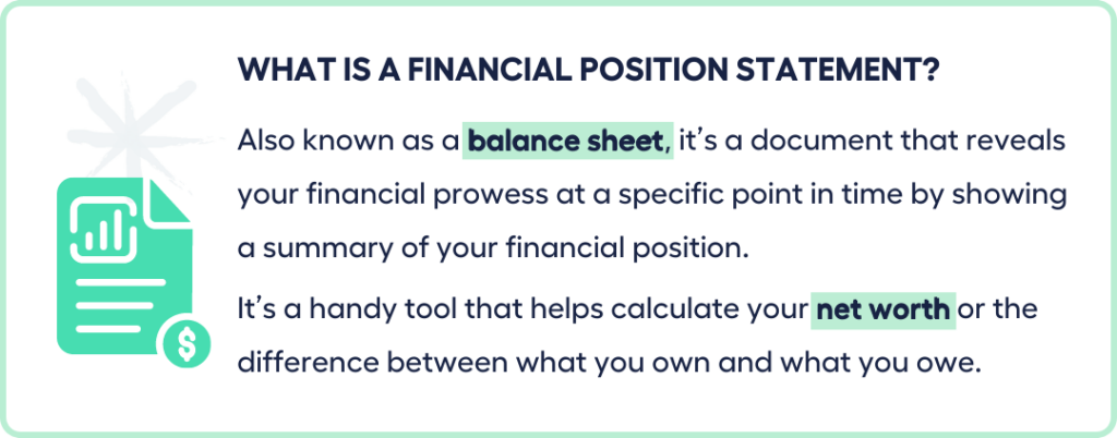 Understanding Your Financial Position - My Money Sorted